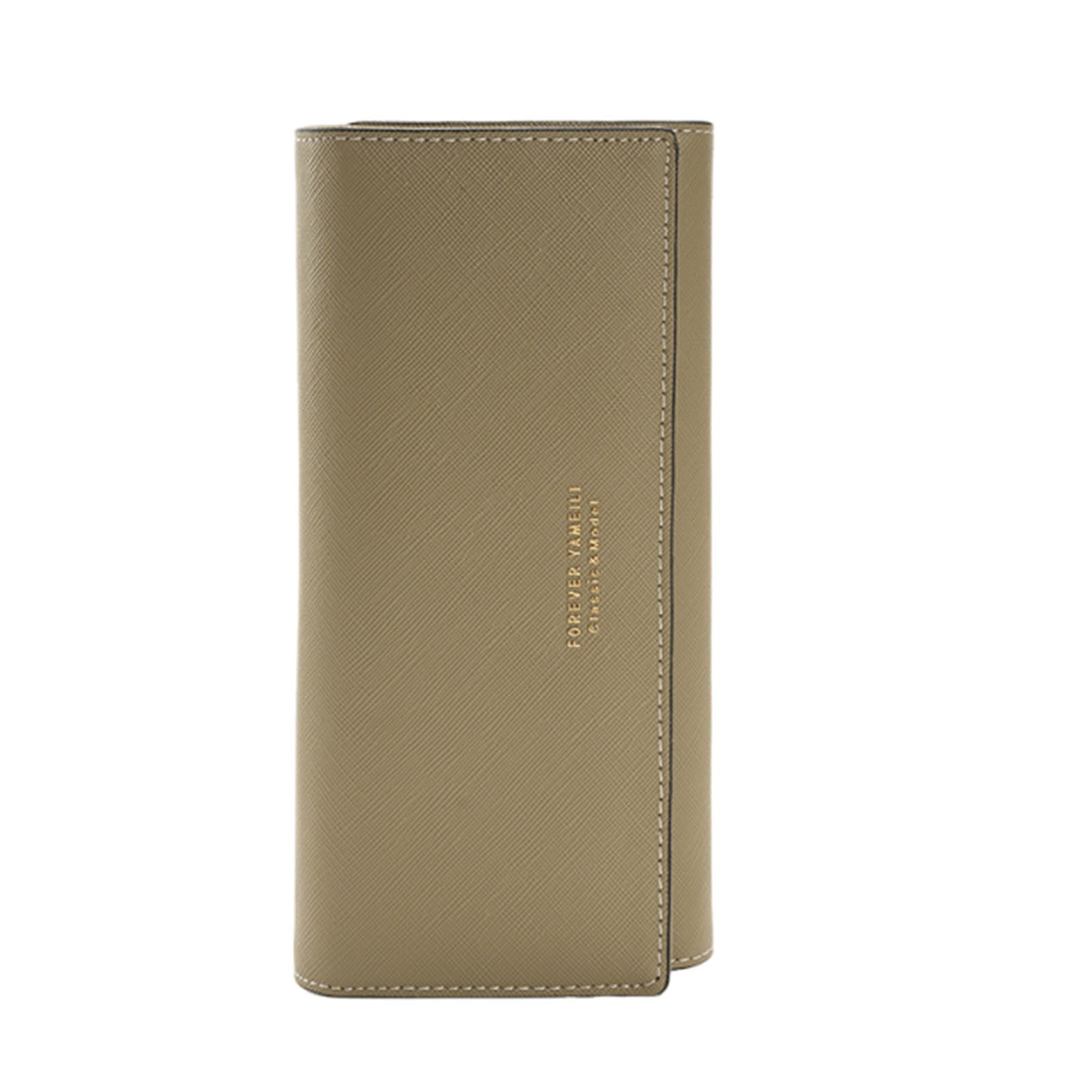 Gray Women Portable Long Wallet With Ample Card Storage And A Roomy ...