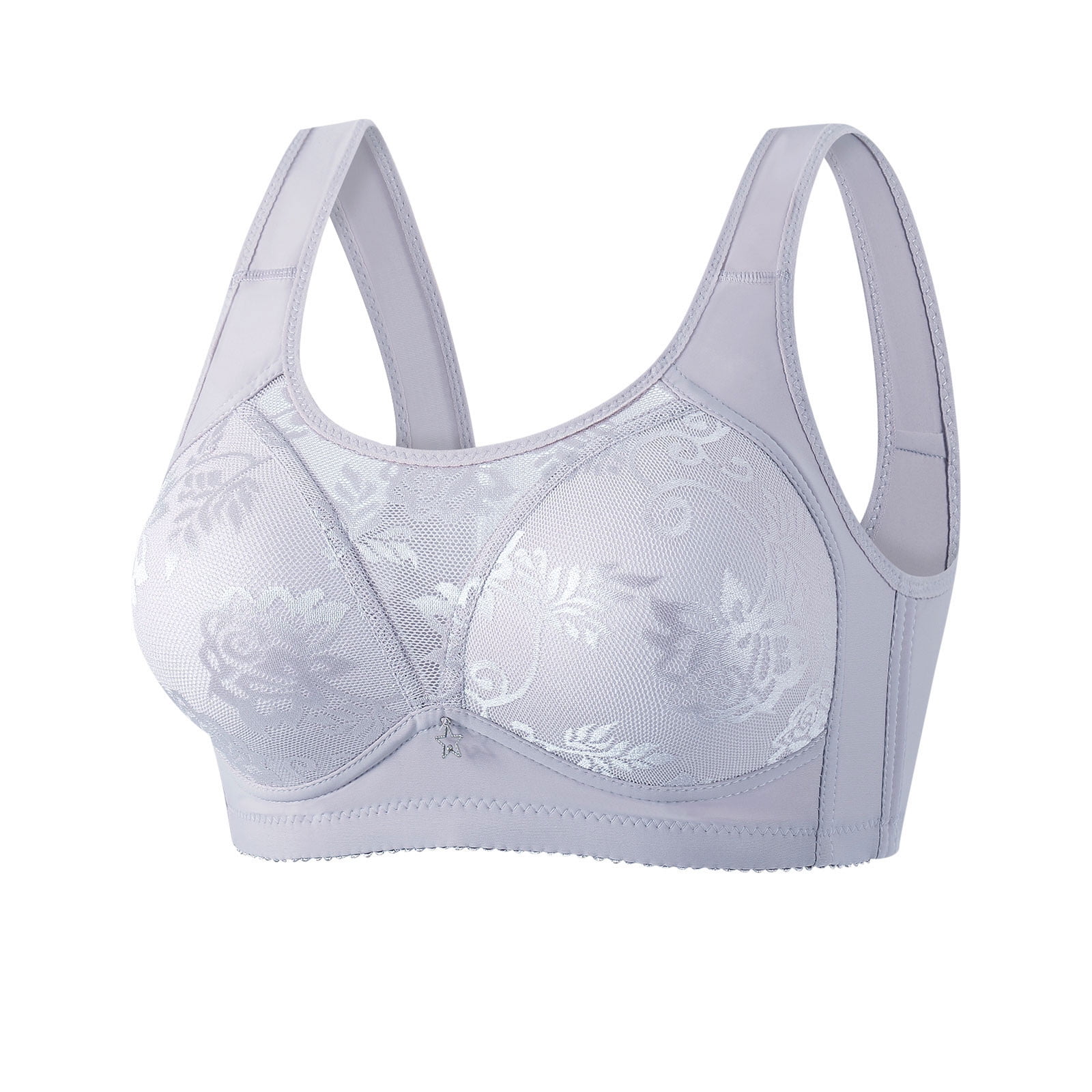 Gray Women Tube Bustier Oversized Lace Spandex Bra for Women Going Out ...