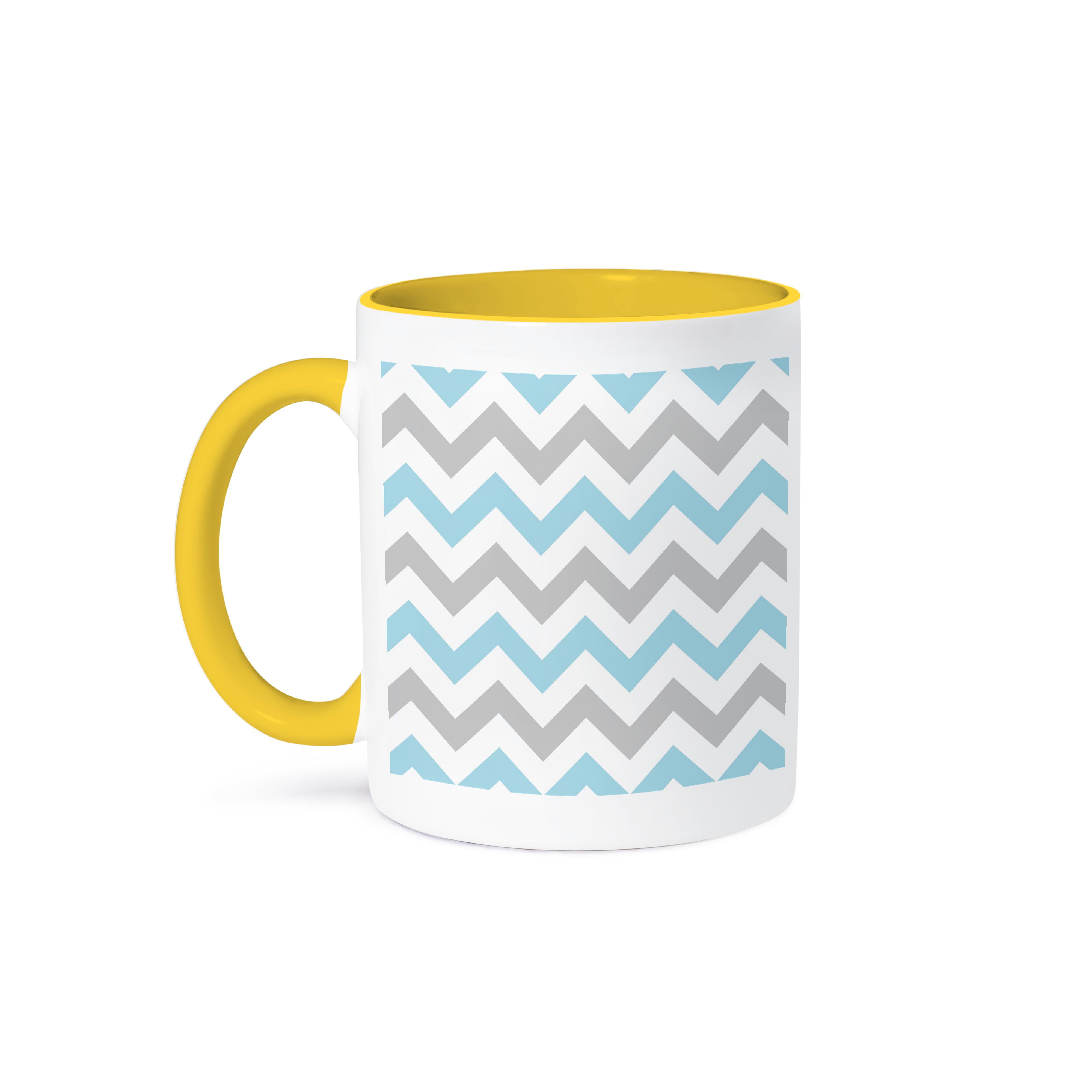 3dRose, Gray and baby blue Chevron zig zag pattern - stylish pastel ...