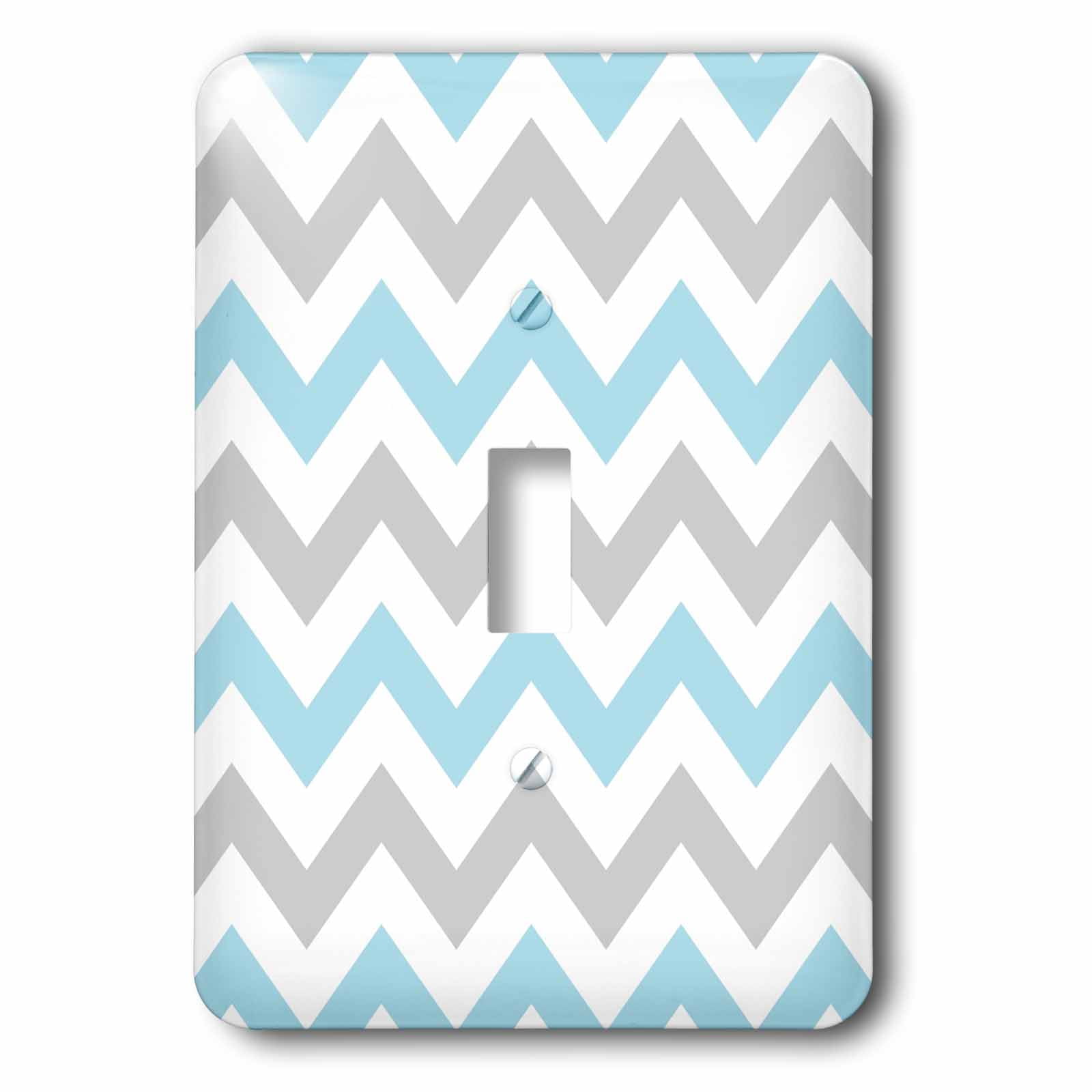 Gray and baby blue Chevron zig zag pattern - stylish pastel zigzags ...