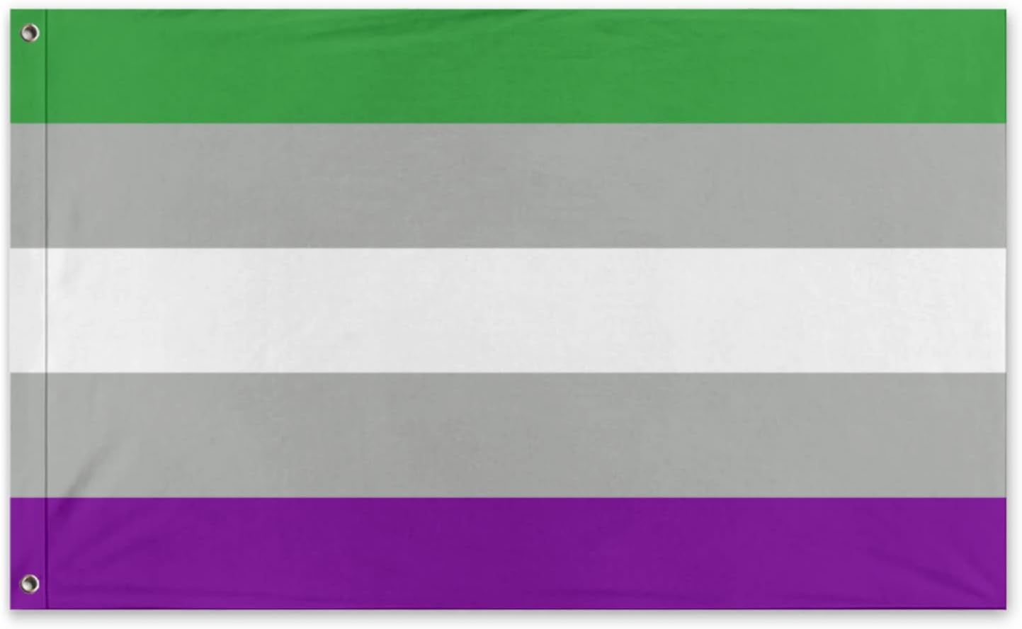 Gray-aroace Pride Flag - LGBTQIA+ Gender Identity Flags Polyester with ...