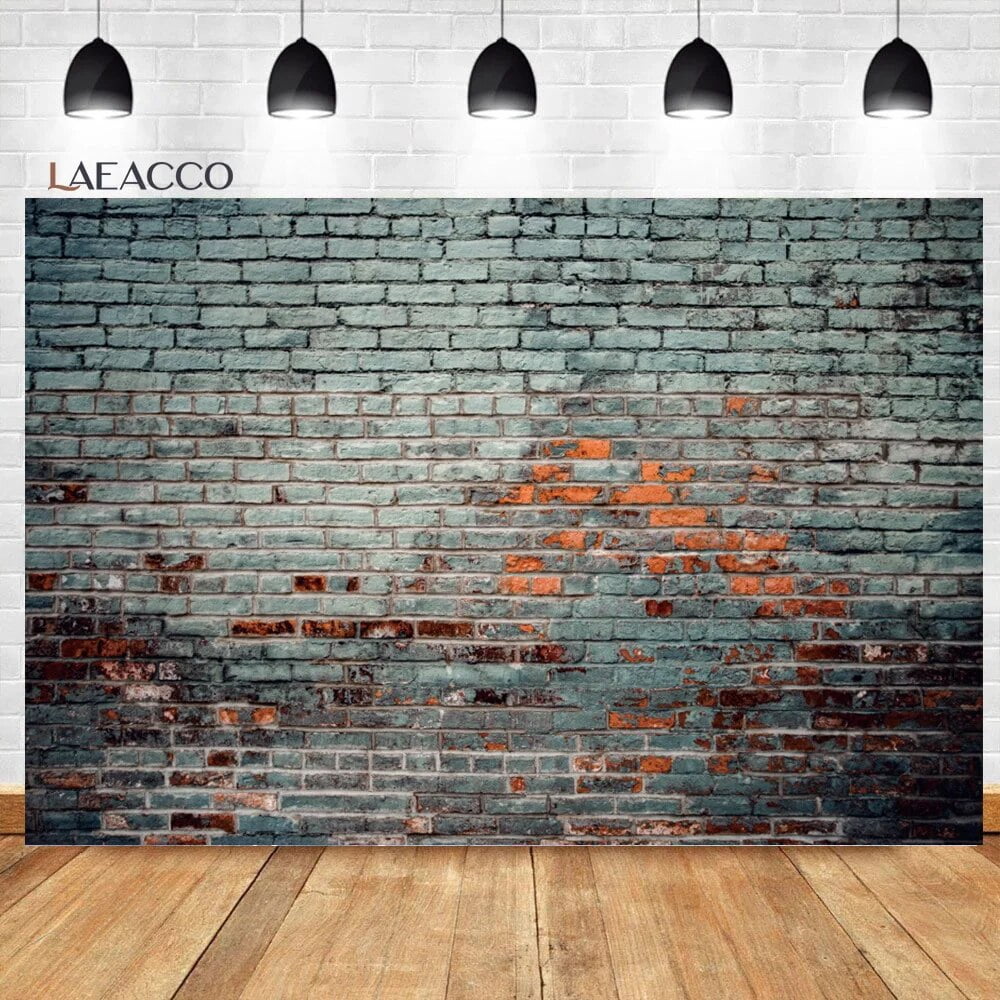 Gray grunge Brick Wall Photography Backgrounds For Kids Room Decor ...