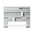 Gray six-in-one multifunctional kitchen rack tinfoil plastic wrap ...