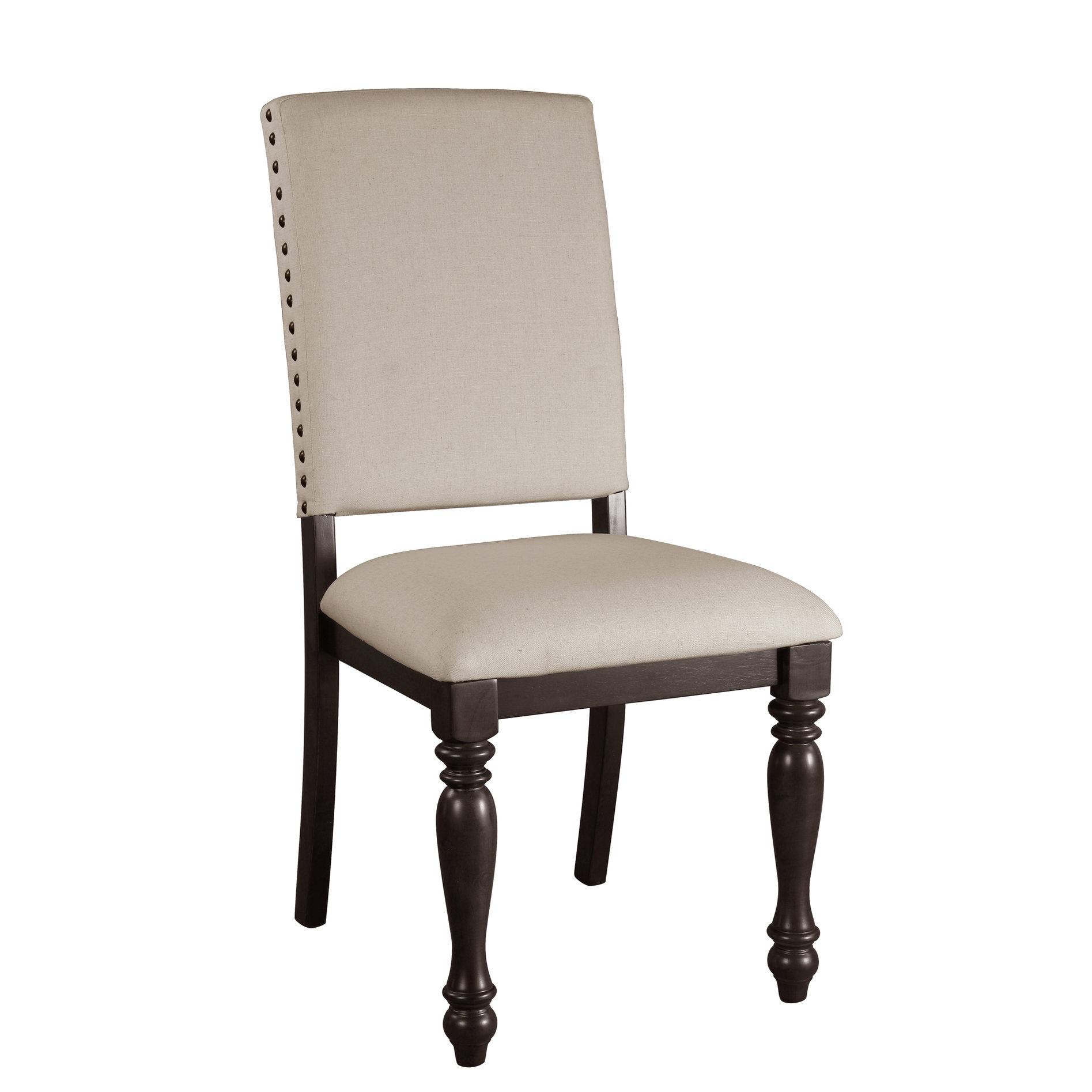 Grayish Brown Side Chairs Set | Transitional Style for Dining ...