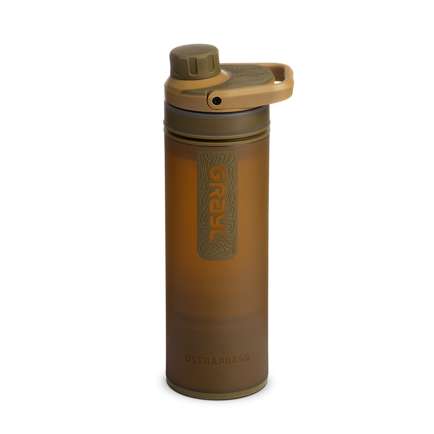 Grayl UltraPress Water Purifier Bottle, Coyote Brown, 16.9 oz - Walmart.com