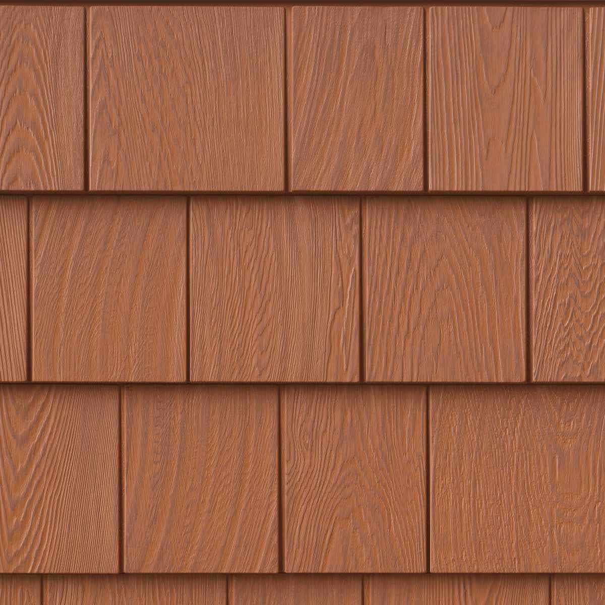 Grayne Red Cedar Vinyl Shingle Siding (1 Square) - 7.5 Ft. - 453 ...