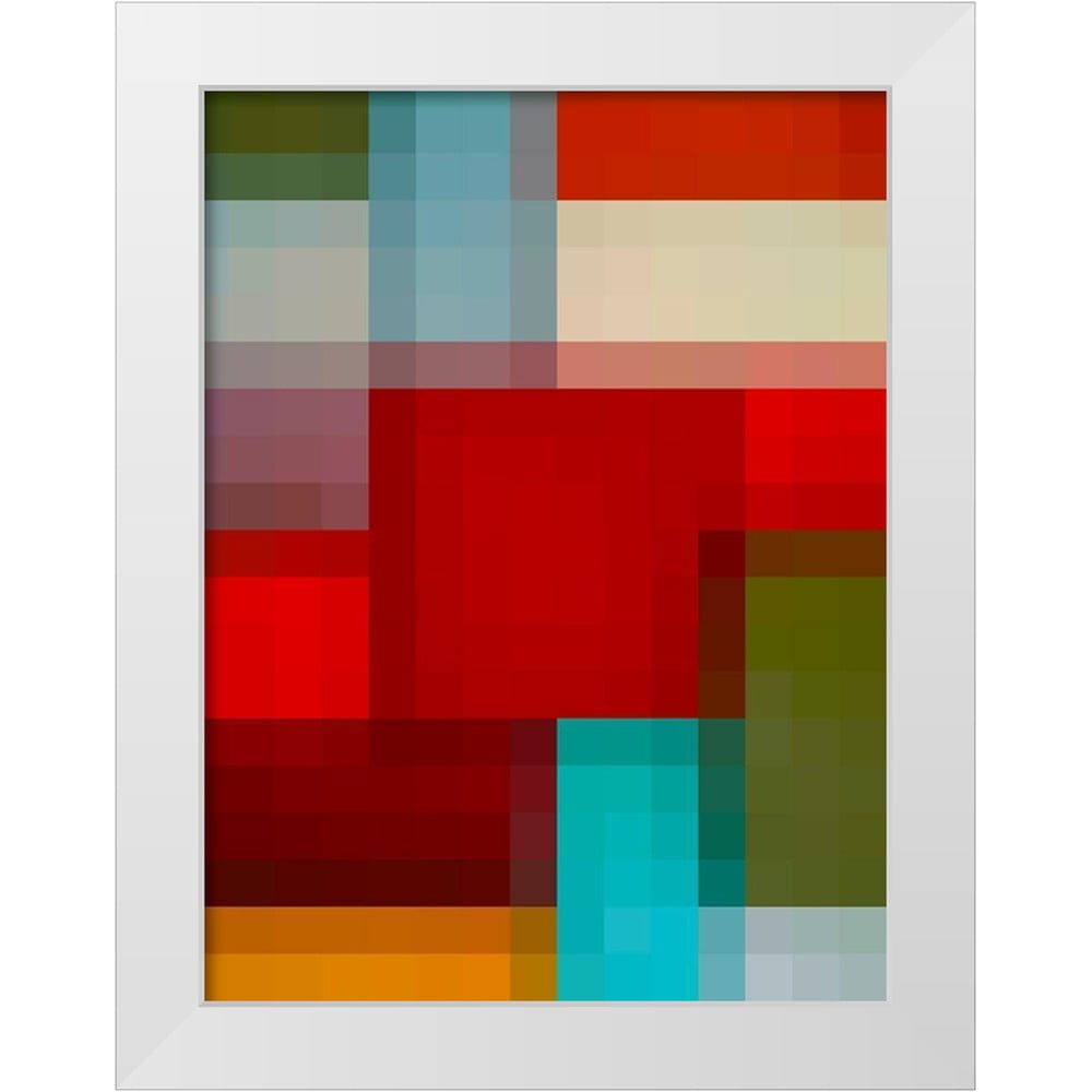 Grayscale 12x14 White Modern Wood Framed Museum Art Print Titled ...