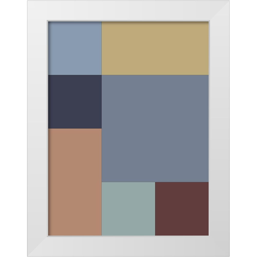 Grayscale 12x14 White Modern Wood Framed Museum Art Print Titled - Soft ...