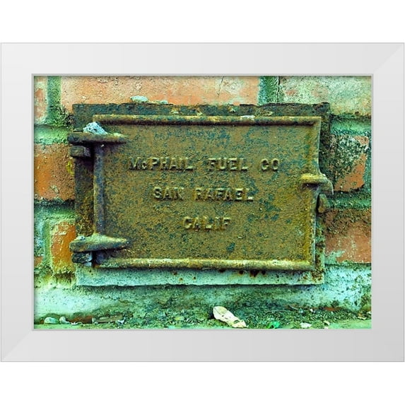 Grayscale 14x12 White Modern Wood Framed Museum Art Print Titled - Fuel ...