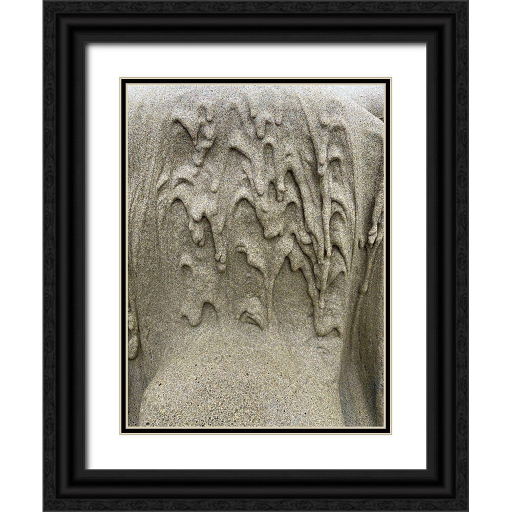 Grayscale 19x24 Black Ornate Wood Framed with Double Matting Museum Art ...