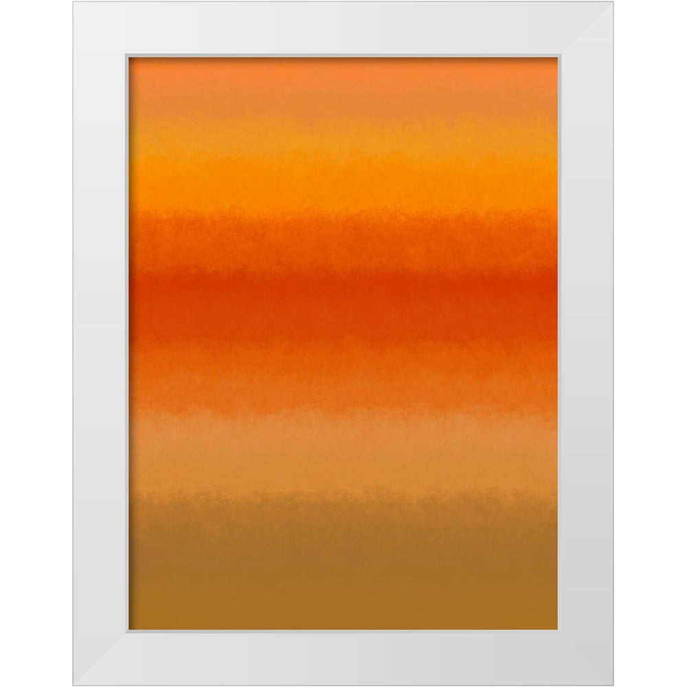 Grayscale 25x32 White Modern Wood Framed Museum Art Print Titled - Warm ...