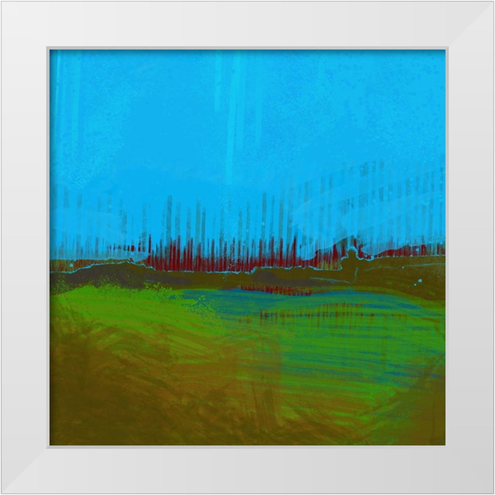 Grayscale 26x26 White Modern Wood Framed Museum Art Print Titled ...