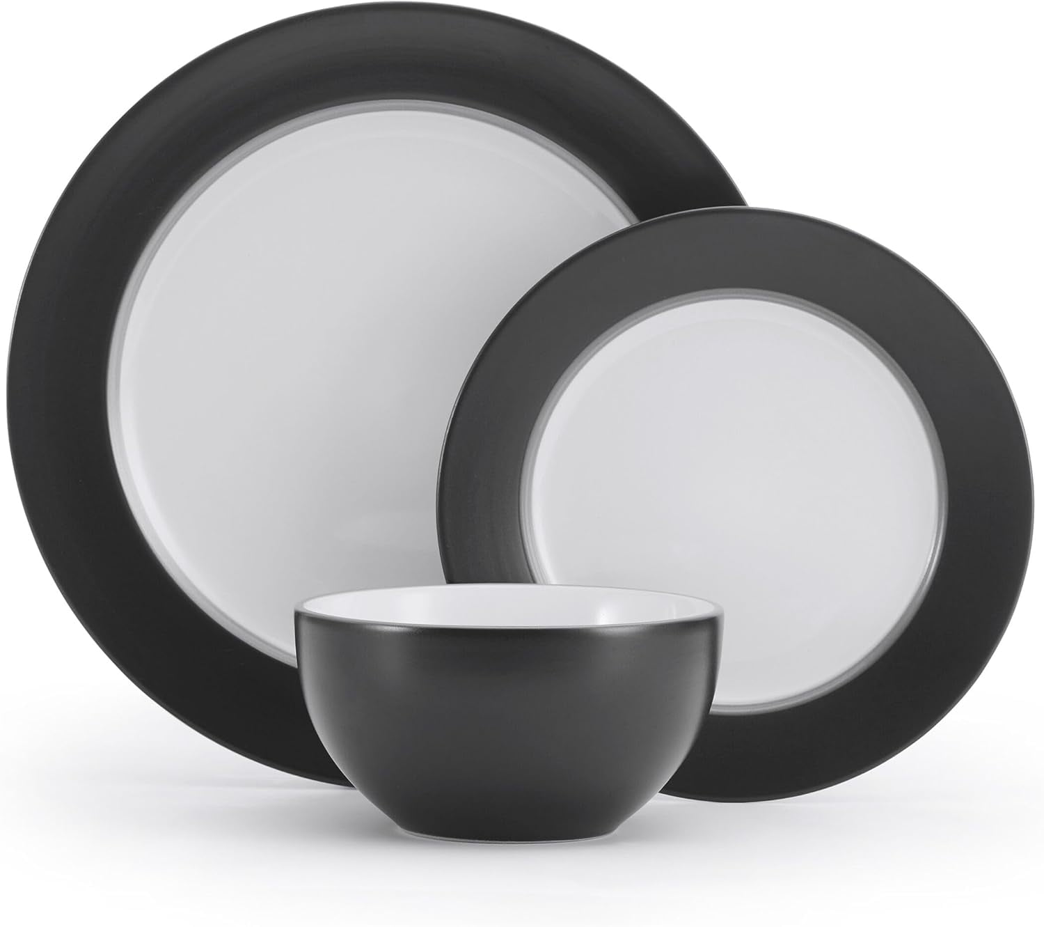 Grayson Charcoal 12 Piece Dinnerware Set, Service for 4 - Walmart.com