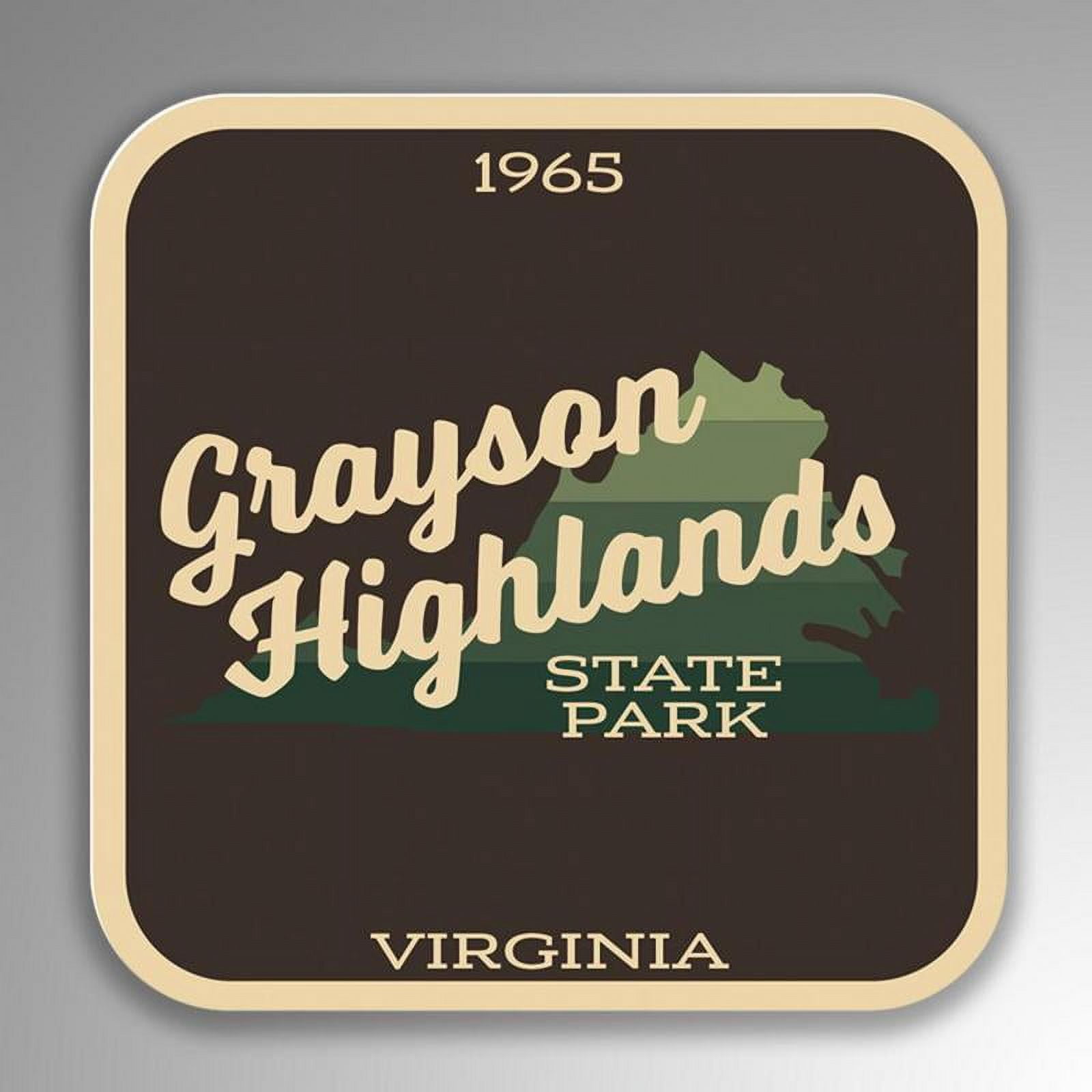 Grayson Highlands State Park Decal Sticker | 4-Inches By 4-Inches ...