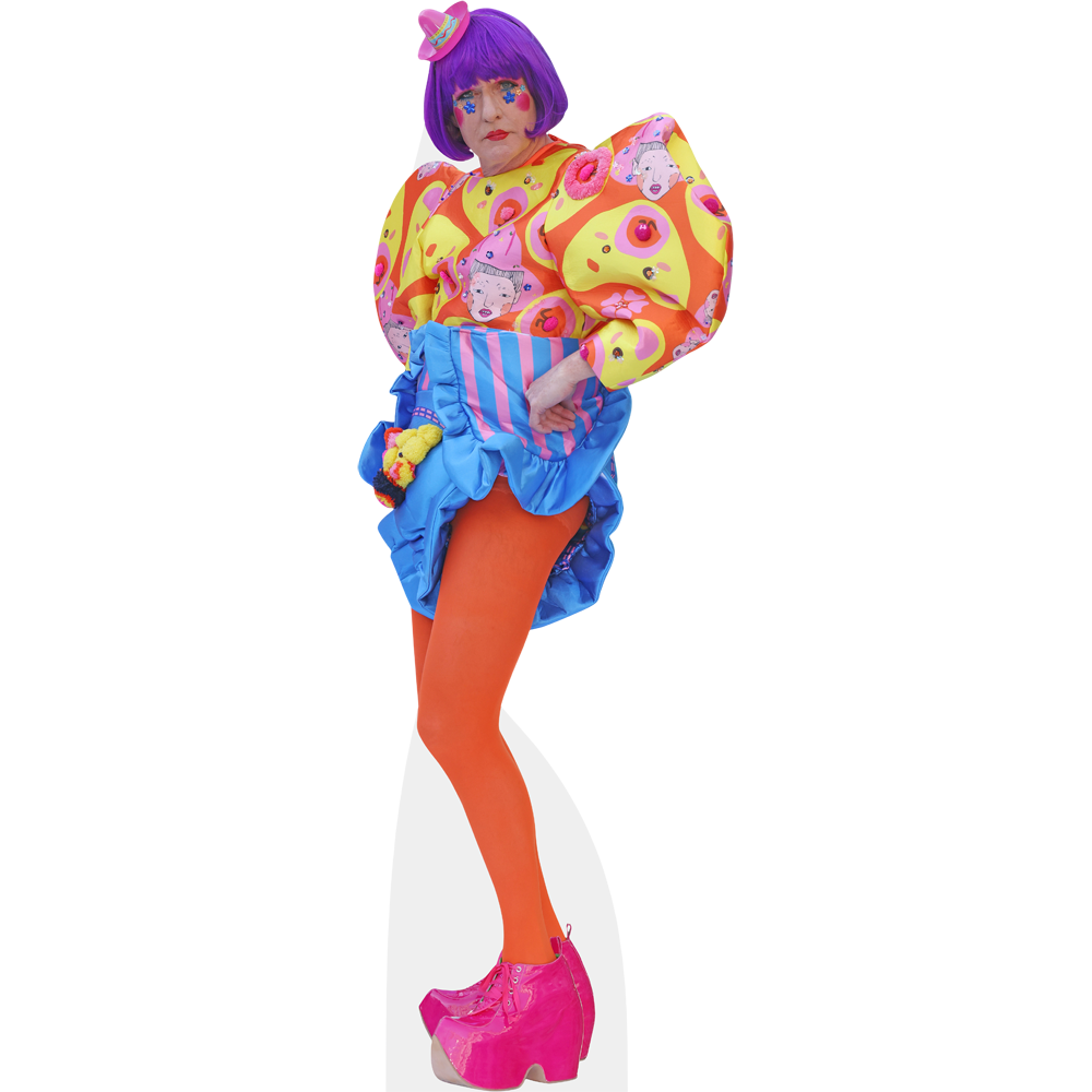Grayson Perry (Colourful) Life Size Cutout. Standee. - Walmart.com