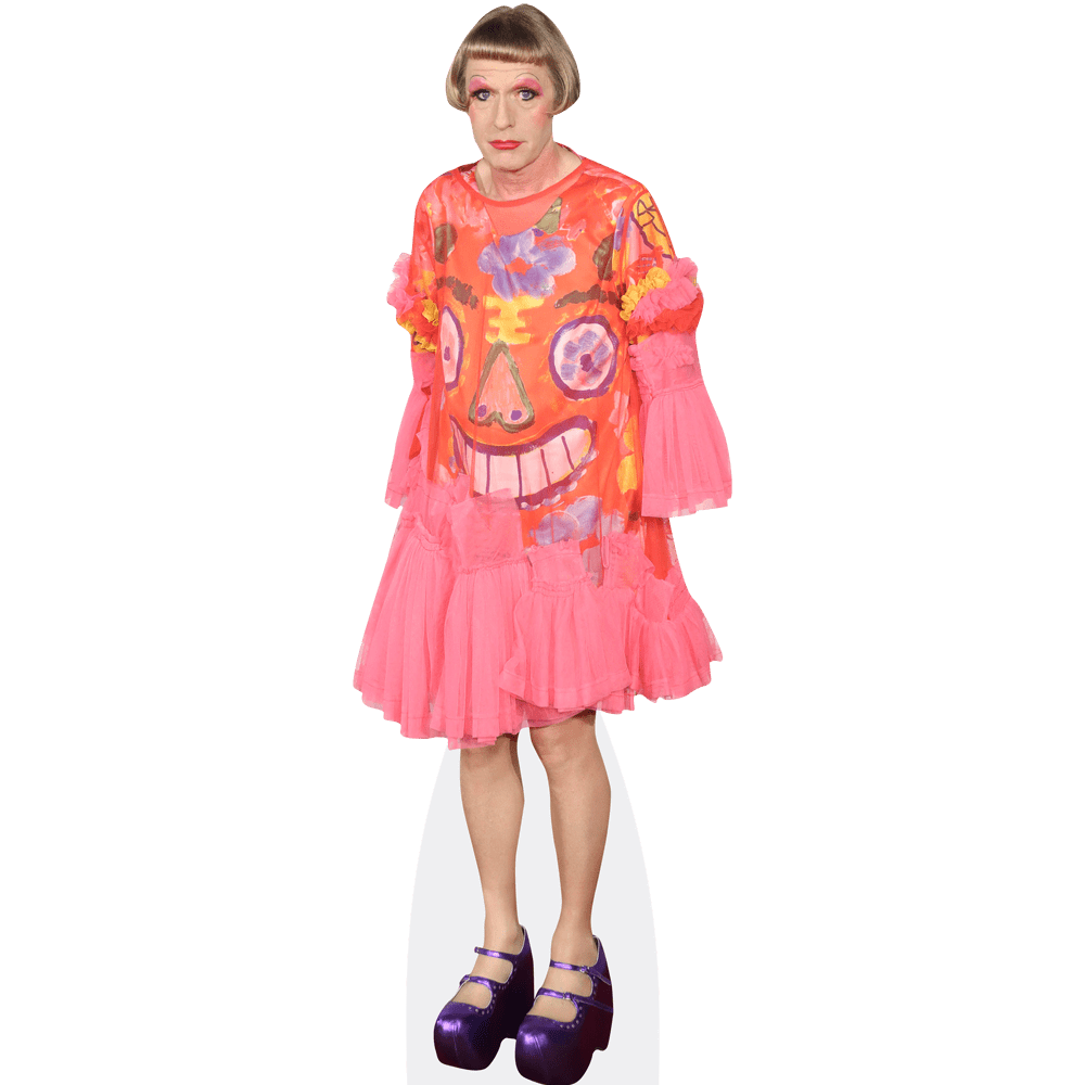 Grayson Perry (Pink Dress) Mini Cardboard Cutout Standee - Walmart.com