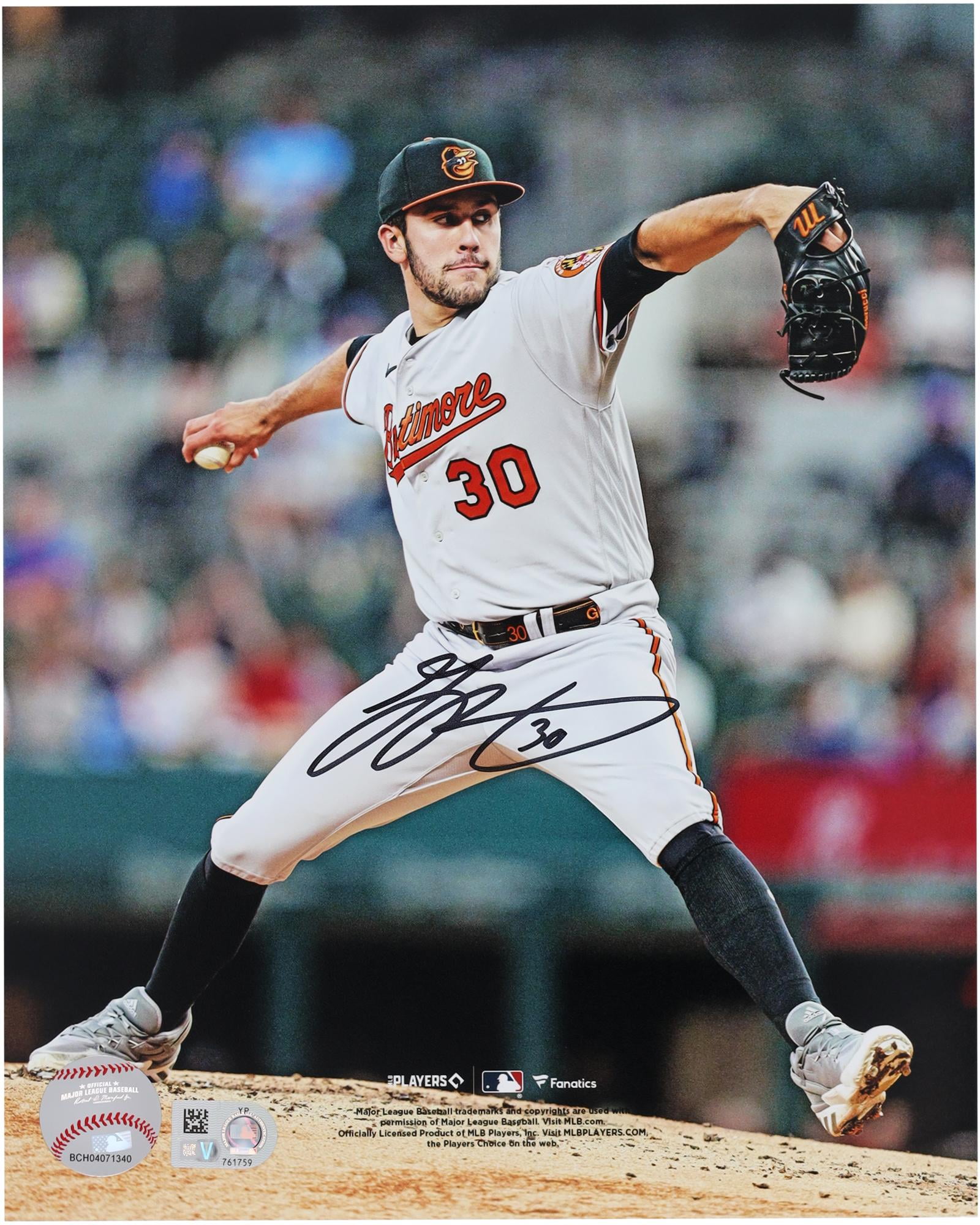 Grayson Rodriguez Baltimore Orioles Autographed 8" x 10" MLB Debut ...