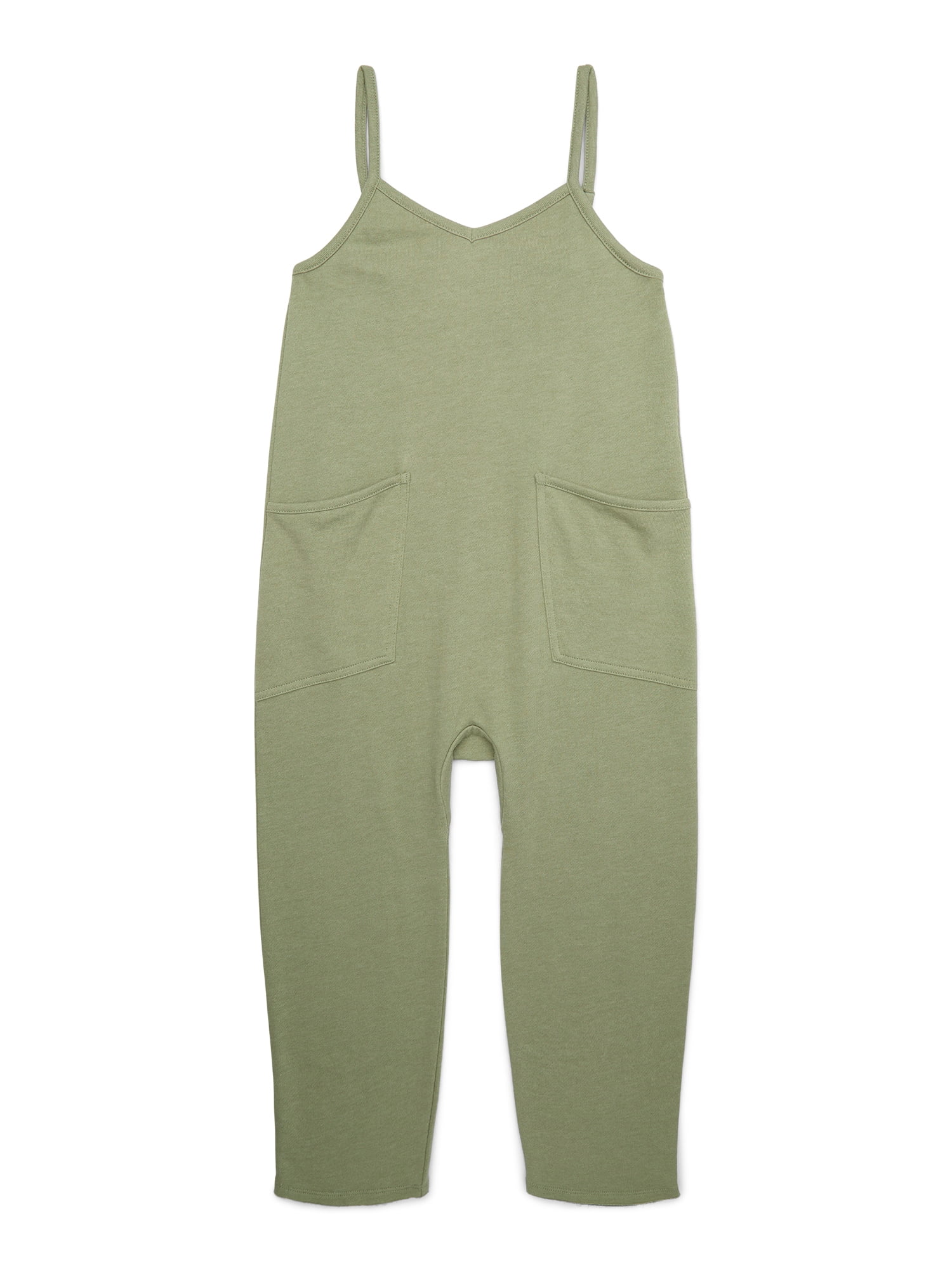 Grayson Social Girls French Terry Cami Jumpsuit, Sizes 4-18 - Walmart.com