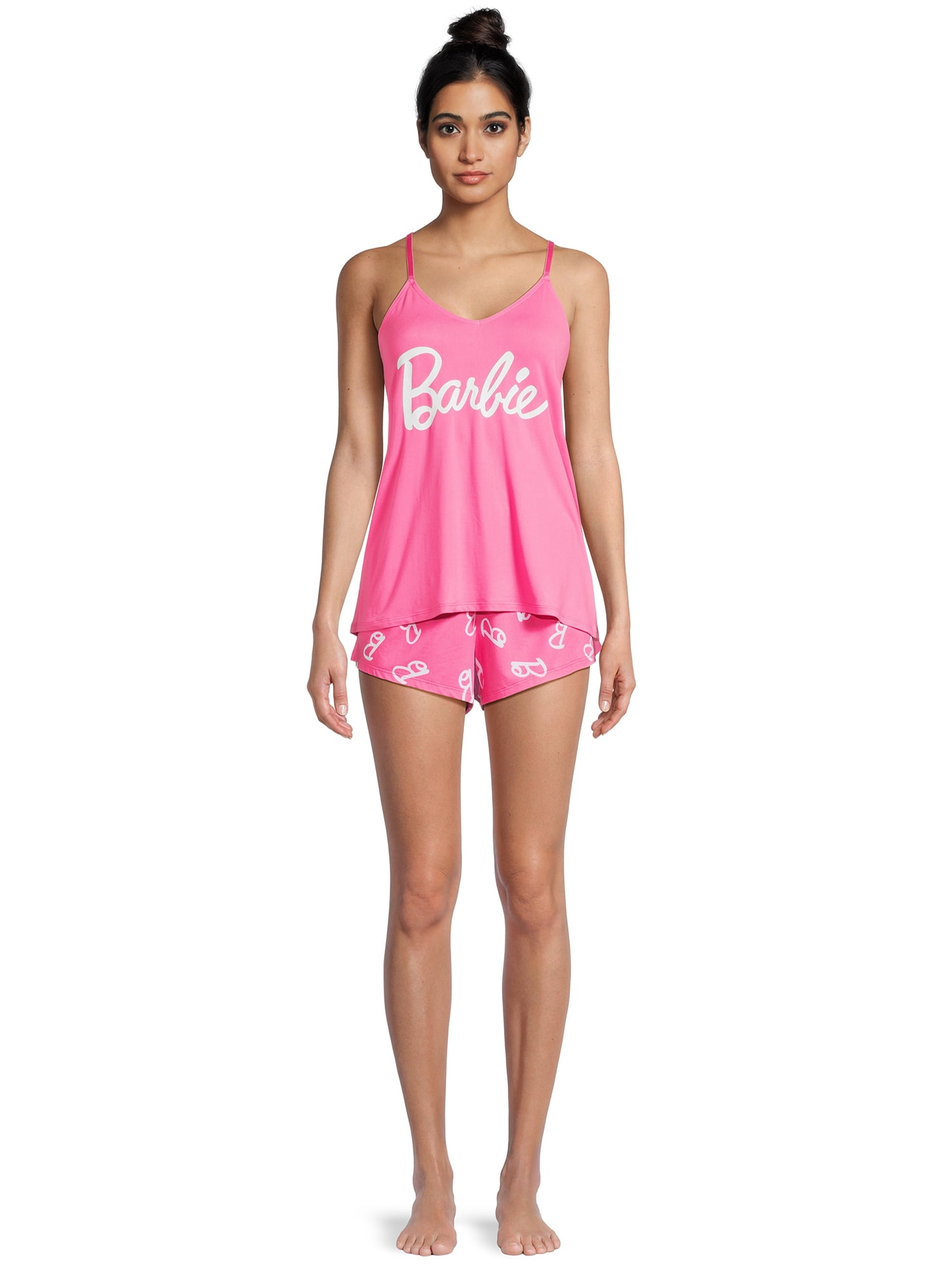 Grayson Social Juniors Barbie Cami and Shorts Set, 2-Piece, Sizes S-3X ...
