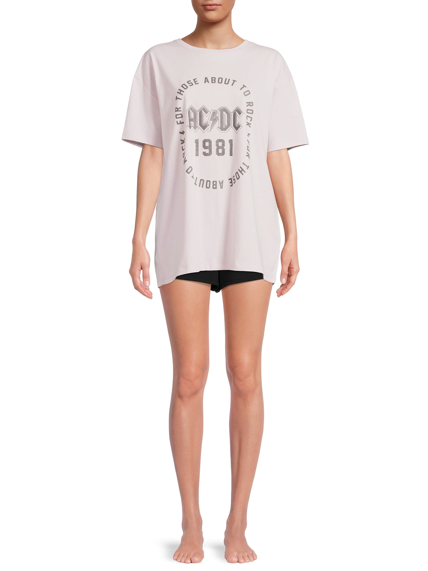 Grayson Social Women's and Women's Plus Oversized Boyfriend Sleepshirt ...