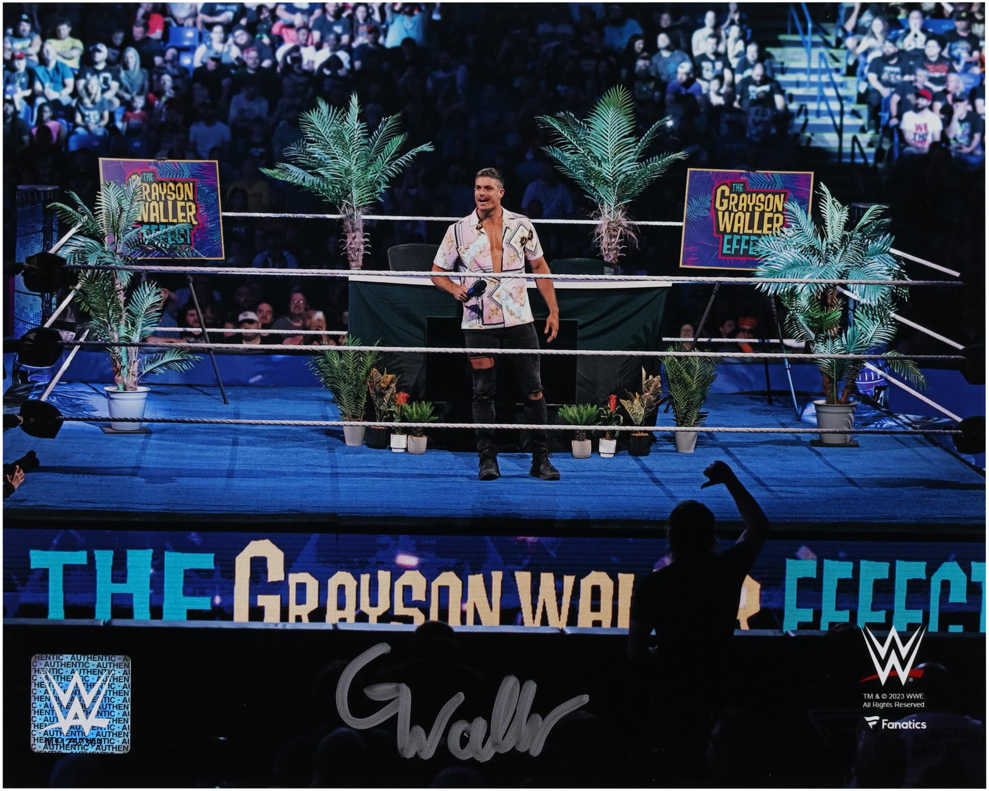 Grayson Waller WWE Autographed 8" x 10" The Grayson Waller Effect ...