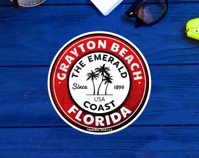 Grayton Beach Florida Beach Sticker Decal Sticker Emerald Coast Phone ...