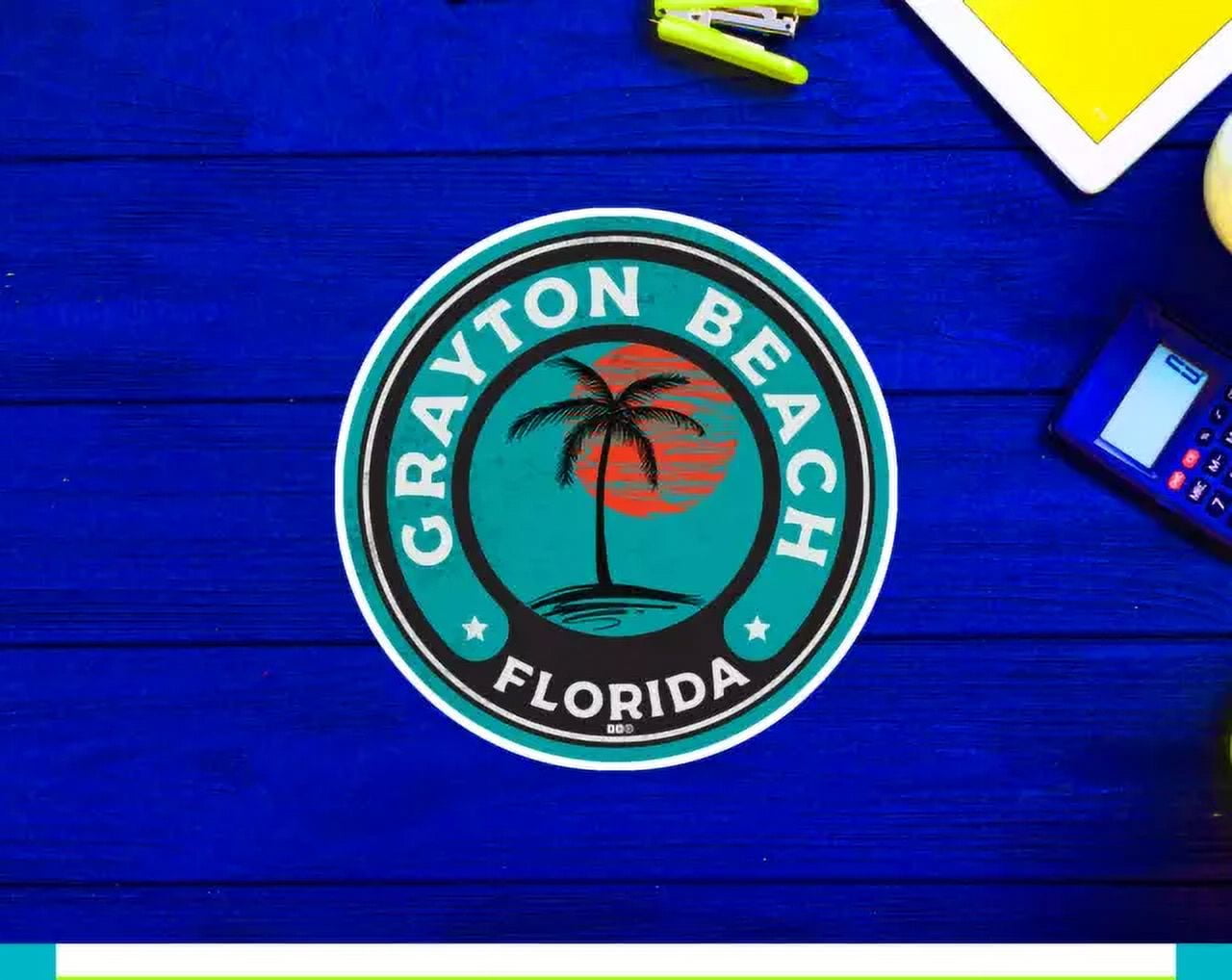 Grayton Beach Florida Beach Sticker Decal Sticker Phone Decal Water ...