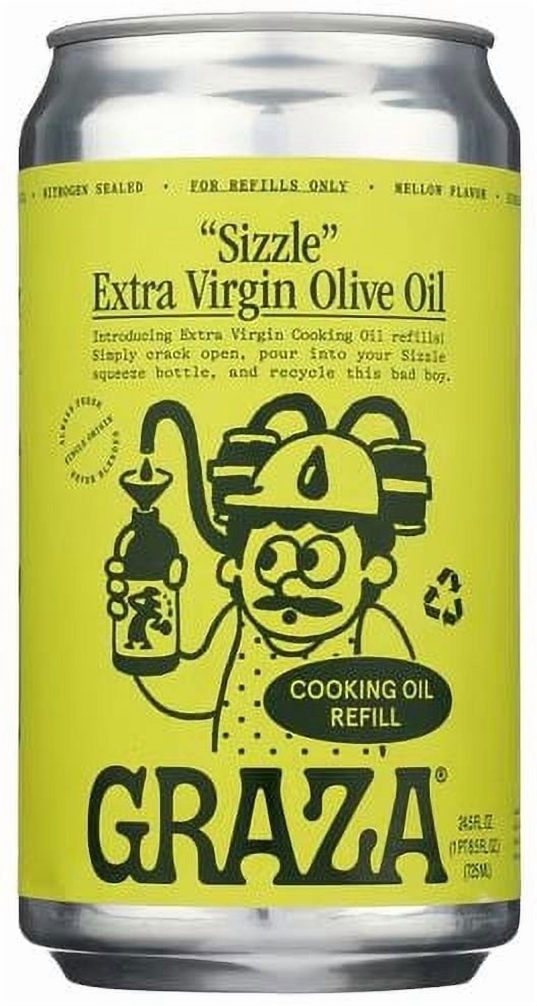 Graza Graza Extra Virgin Olive Oil Sizzle Finishing Oil Refill - 24.5 ...