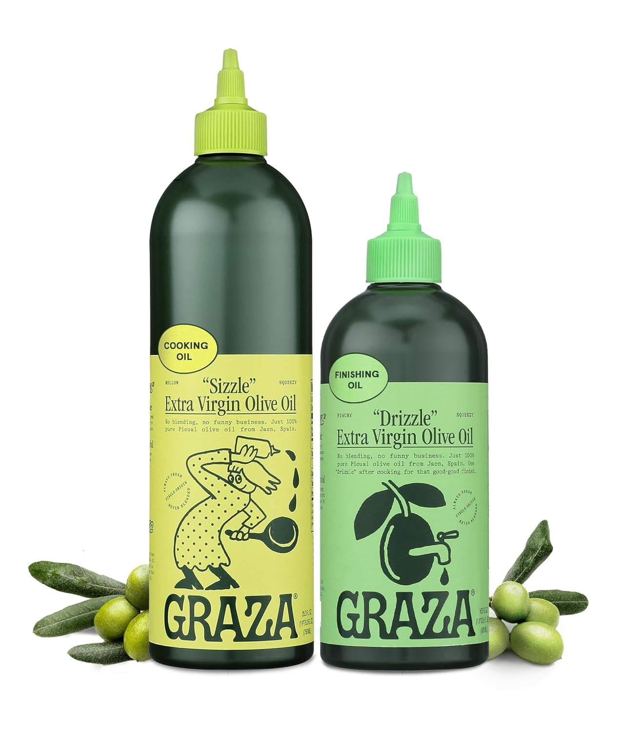 Graza Olive Oil Drizzle & Sizzle Set - Walmart.com