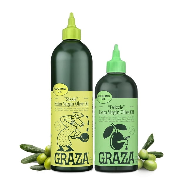 Graza Olive Oil Drizzle & Sizzle Set - Walmart.com