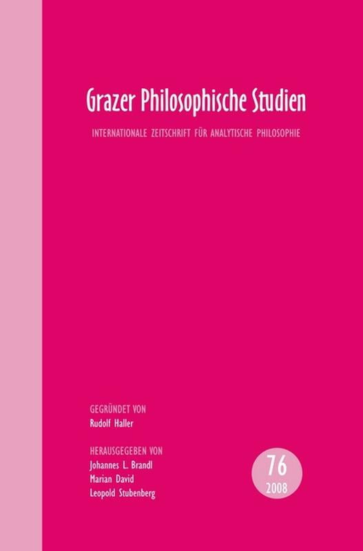 Grazer Philosophische Studien Grazer Philosophische Studien ...