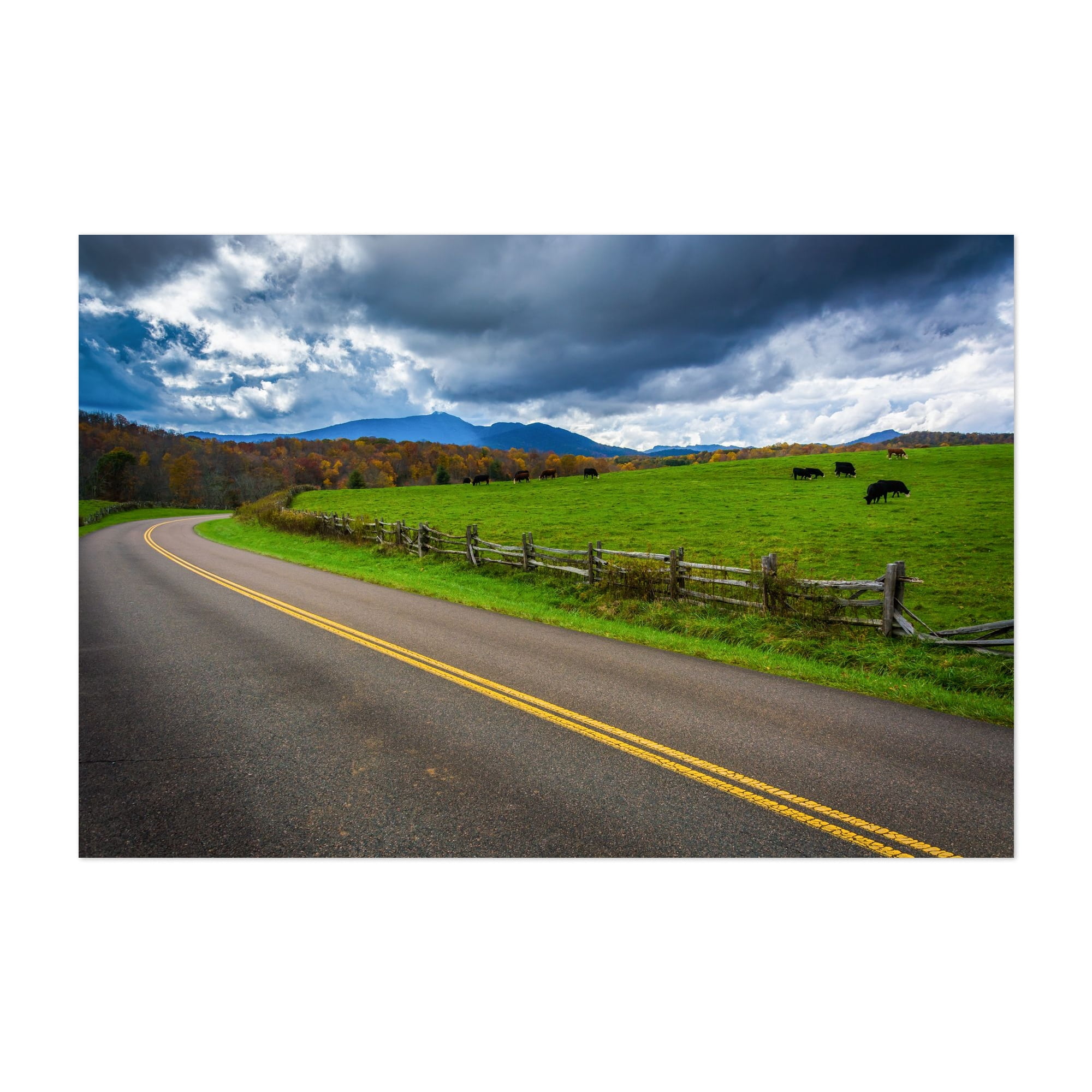 Grazing Moses Cone 02 - North Carolina Photography Landscape Farmhouse ...