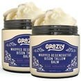 Grazly Whipped Bison Tallow CCF19 Balm w/Manuka Honey, Geranium Oil ...