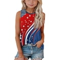 Grblisyd 4th of July Tank Tops for Girls Star Striped Summer Casual ...