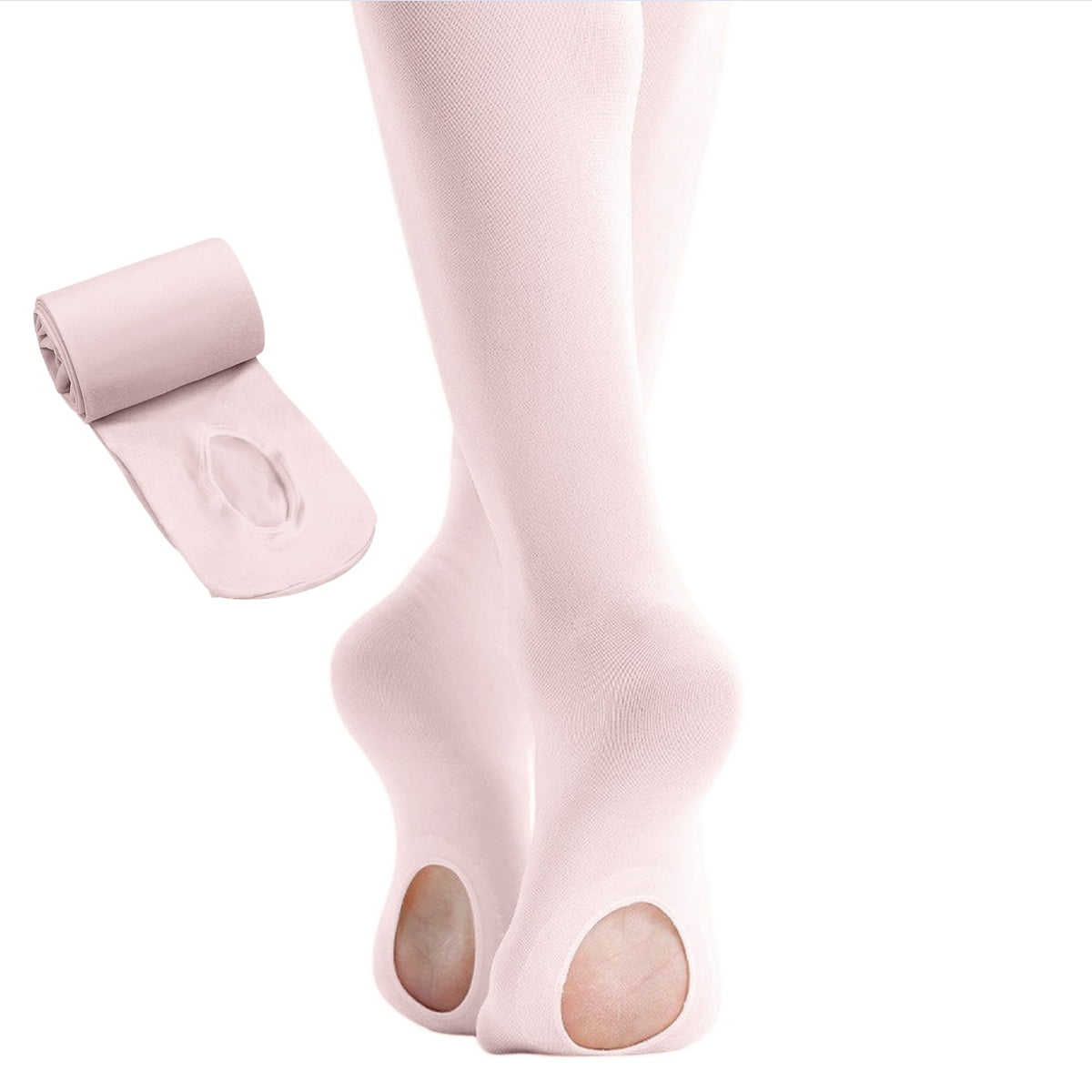 Grblisyd Girl's Ballet Dance Tights, Ultra Soft Convertible Footed ...