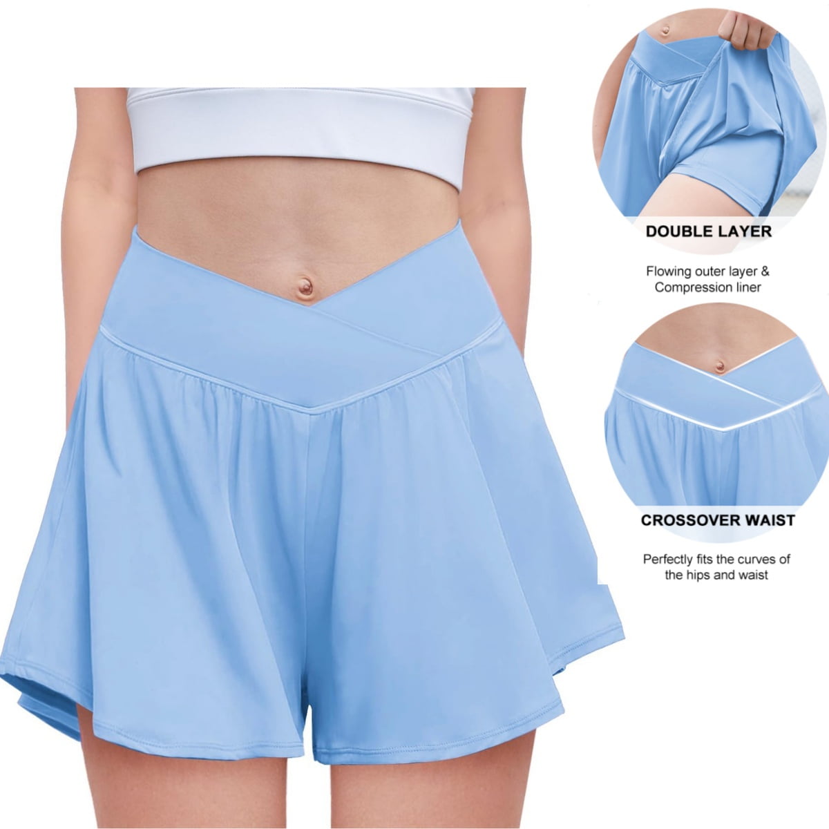 Grblisyd Girls Tennis Skirt High Waisted Golf Skorts with Pocket ...