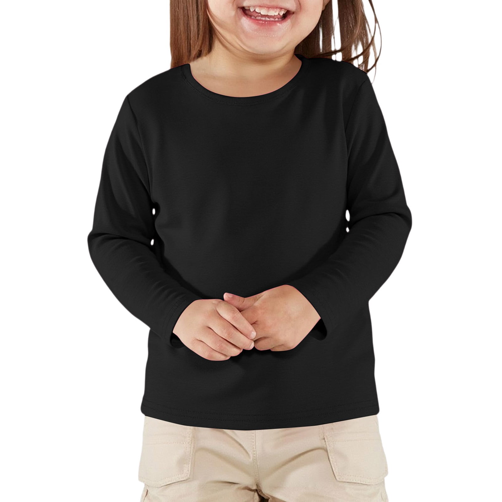 Grblisyd Girls Tops Size 10-12 Long Sleeve Shirts Fall Cute Black ...
