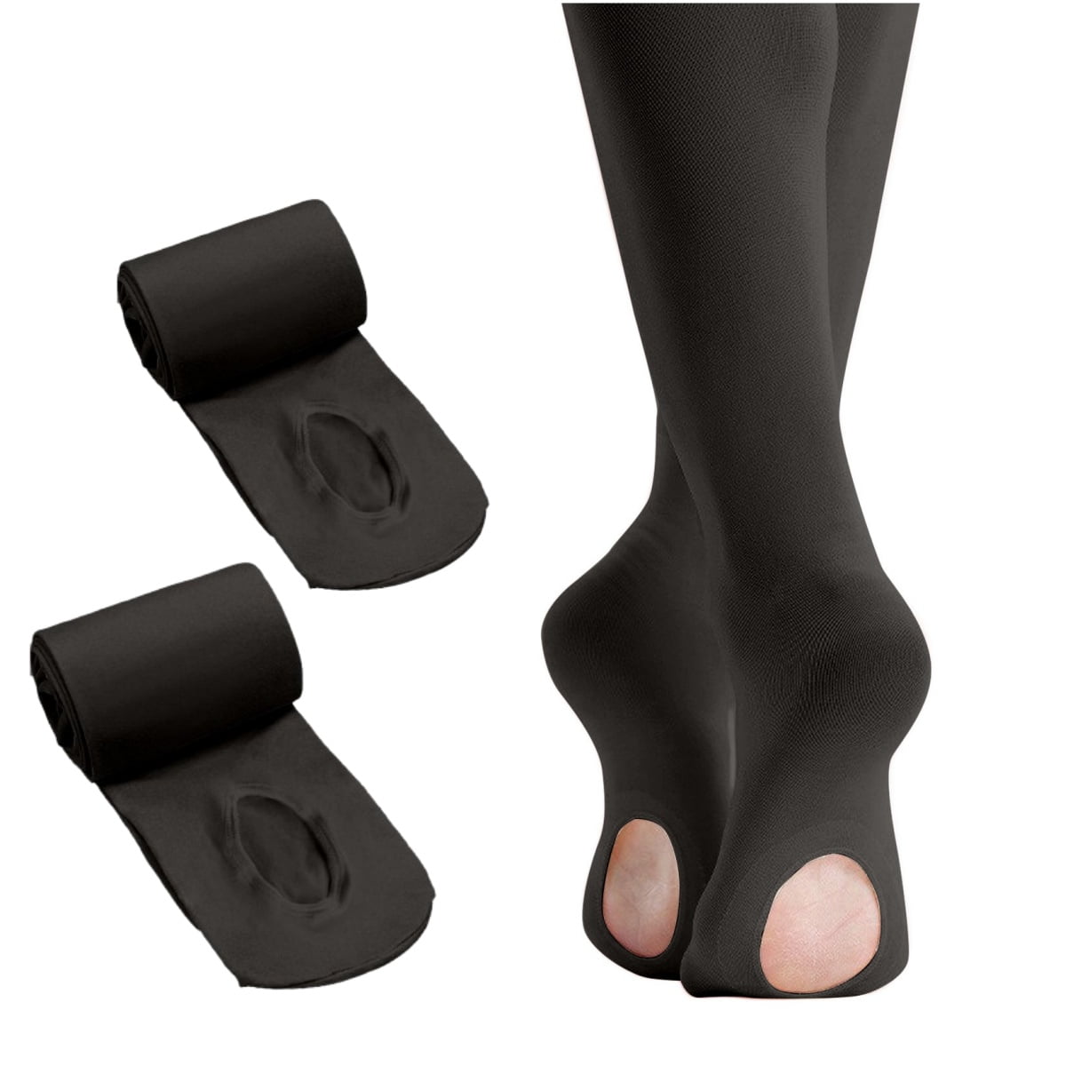 Grblisyd Girls' Ultra Soft Pro Dance Tight/Ballet Footed Tight (Toddler ...
