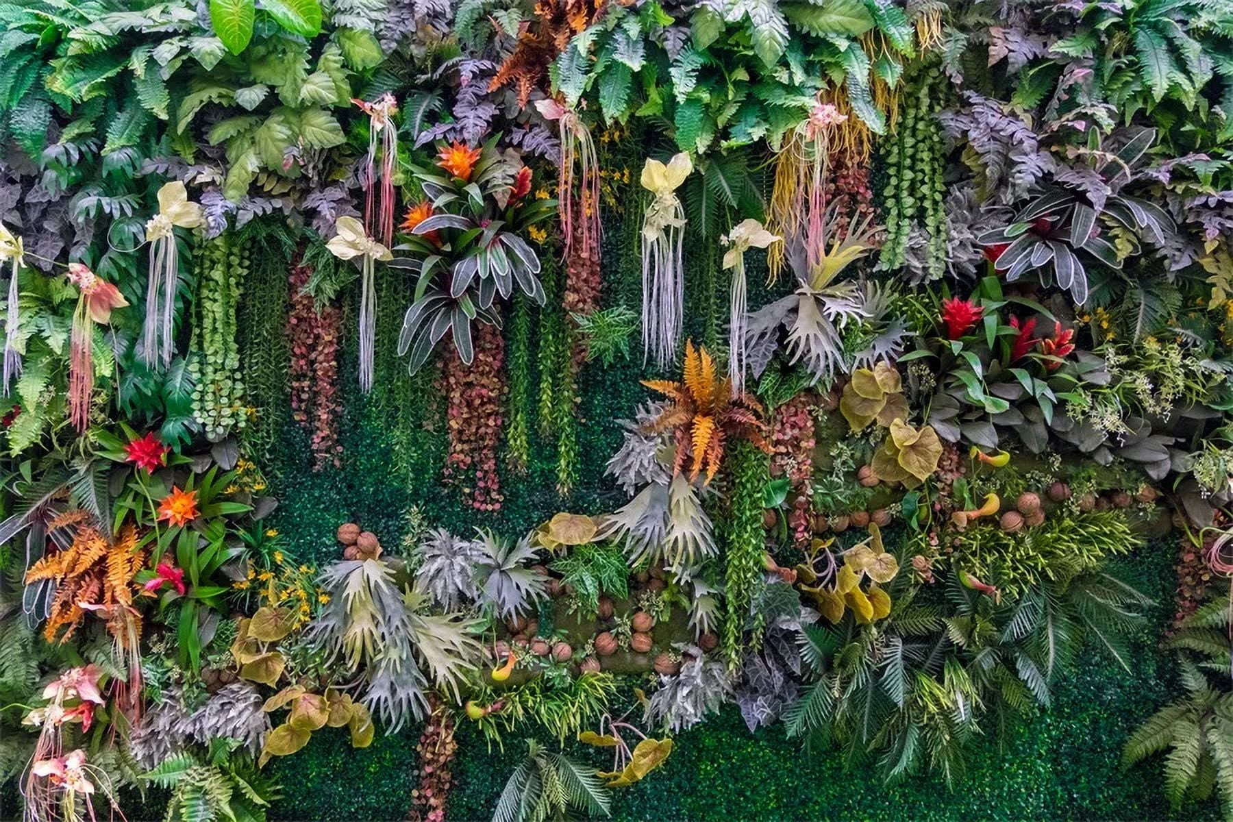 Gre Leaves Grass Wall Photo Studio Backdrop Spring Greery ration ...