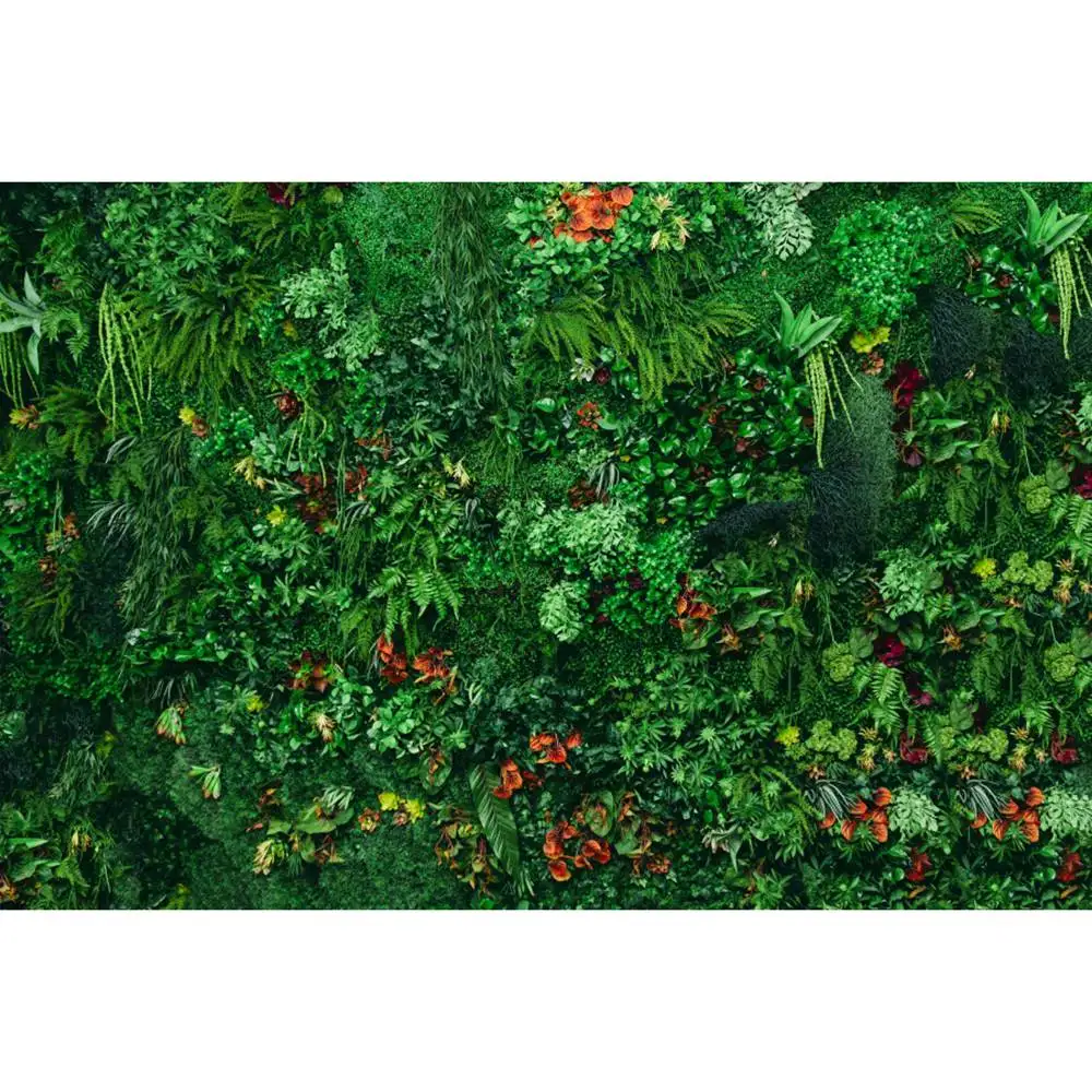 Gre Leaves Grass Wall Photo Studio Backdrop Spring Greery ration ...