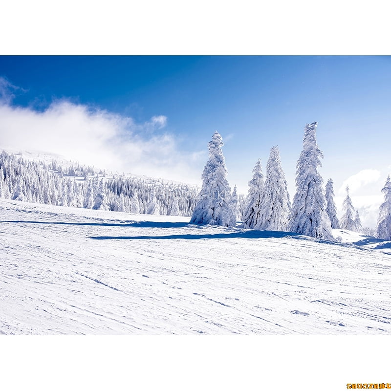 Gre Spring Beautiful Scery Photography Backdrops Props Blue Sky White ...