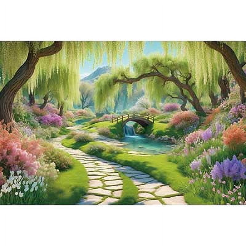 Gre Spring Pink Sakura Backdrop Cherry Blossom Forest Photo Shoot ...