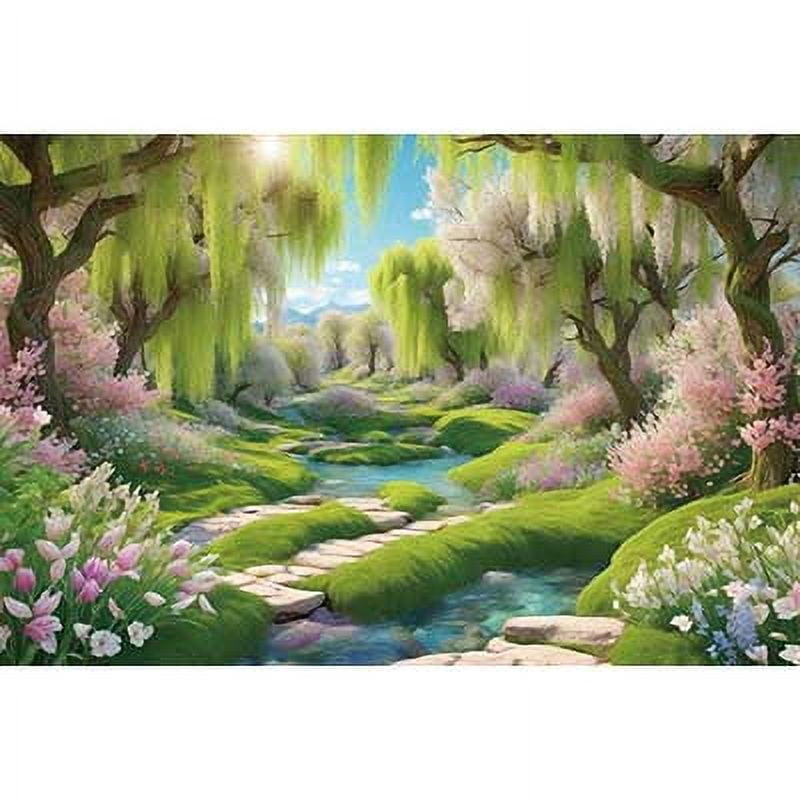 Gre Spring Pink Sakura Backdrop Cherry Blossom Forest Photo Shoot ...