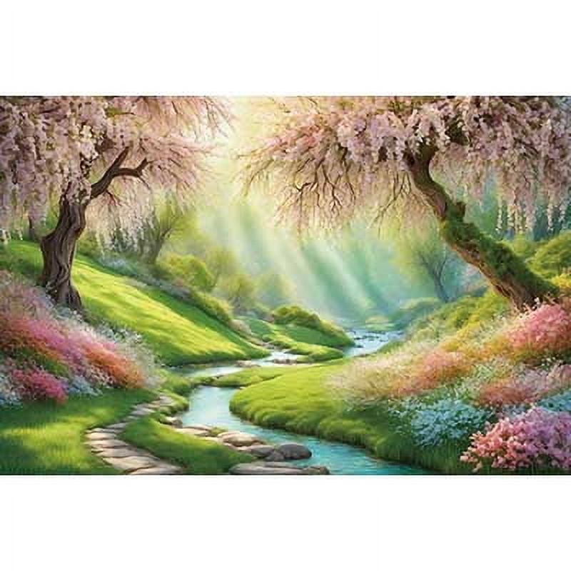 Gre Spring Pink Sakura Backdrop Cherry Blossom Forest Photo Shoot ...