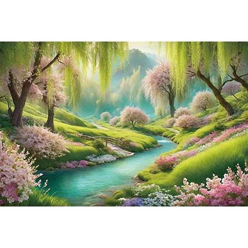 Gre Spring Pink Sakura Backdrop Cherry Blossom Forest Photo Shoot ...