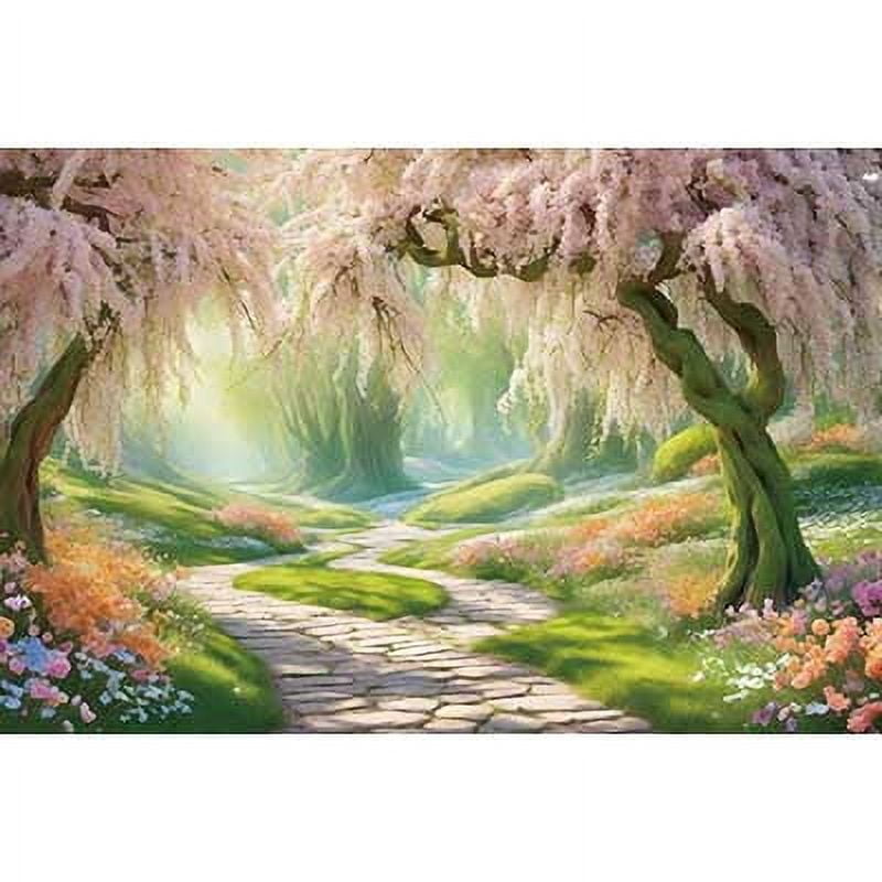 Gre Spring Pink Sakura Backdrop Cherry Blossom Forest Photo Shoot ...