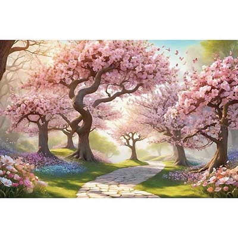 Gre Spring Pink Sakura Backdrop Cherry Blossom Forest Photo Shoot ...