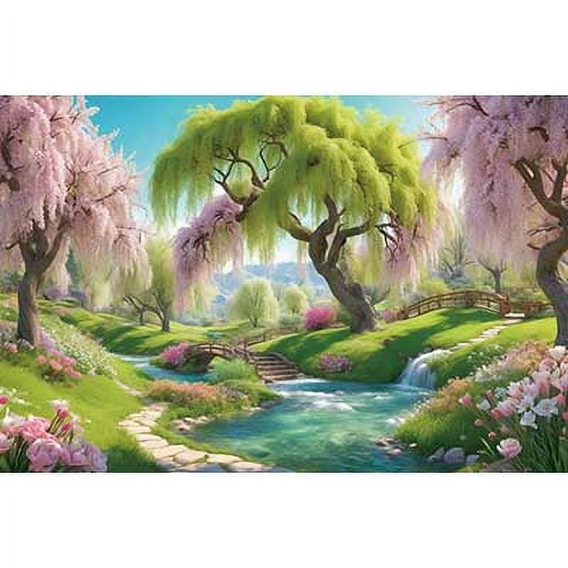 Gre Spring Pink Sakura Backdrop Cherry Blossom Forest Photo Shoot ...