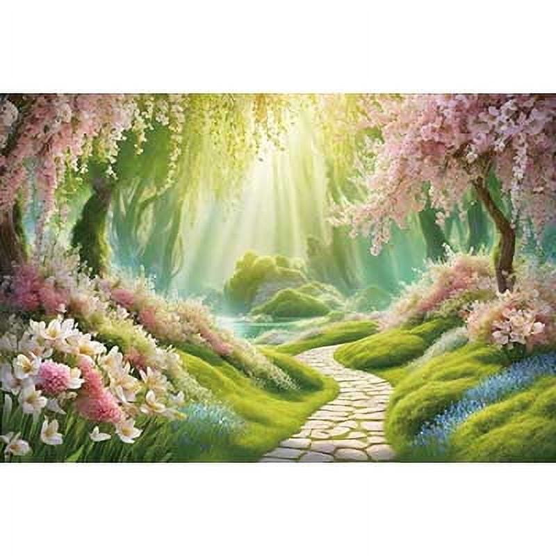 Gre Spring Pink Sakura Backdrop Cherry Blossom Forest Photo Shoot ...