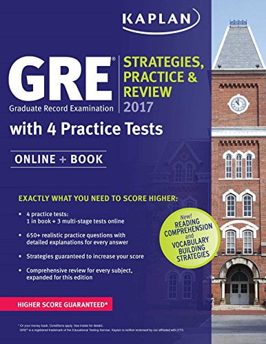 Pre-Owned Gre Strategies, Practice, And Review 2017: With 4 Practice ...